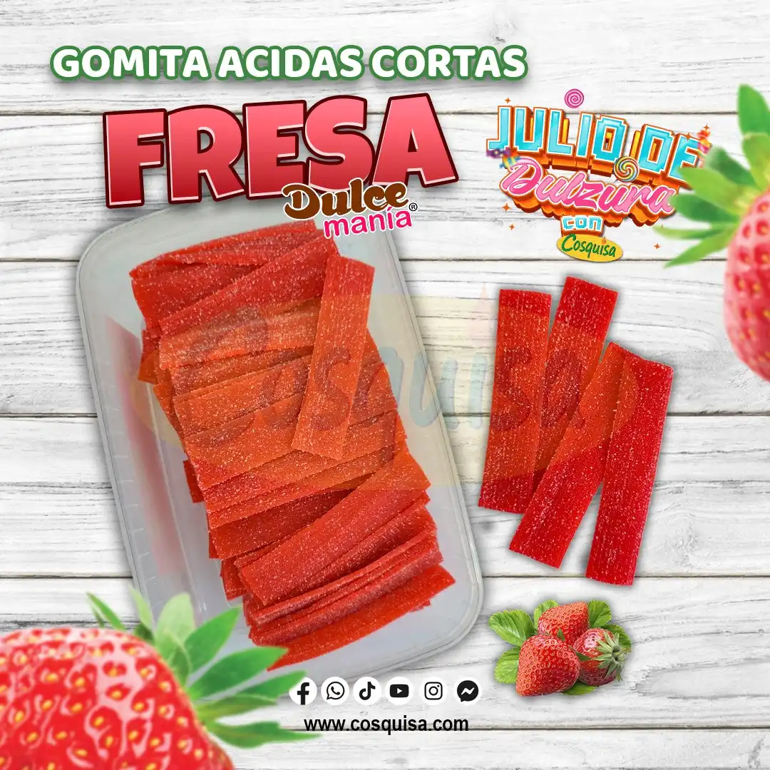 Gomitas Dulces, Ácidas y Picantes | Variedad de Formas